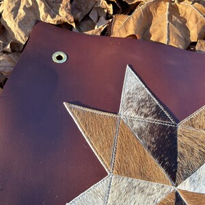 Leather Patchwork Wall Art - Etsy