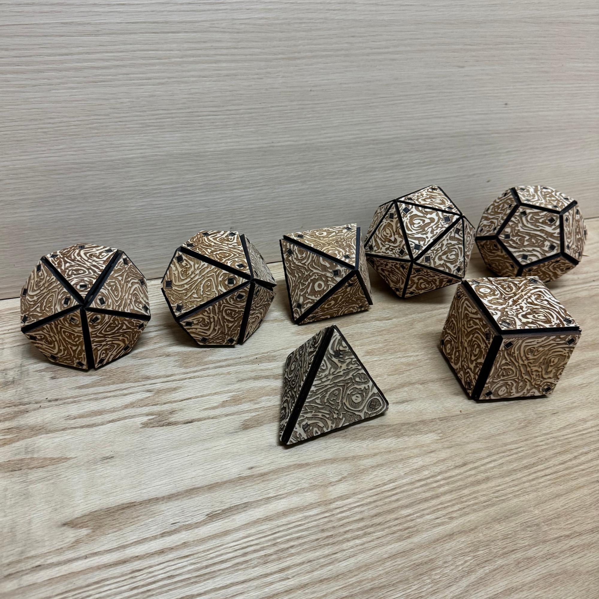 Dnd Dice Set. Dice Dxf Files. Dodecahedron Svg. Polyhedral Dice Set. 4 ...
