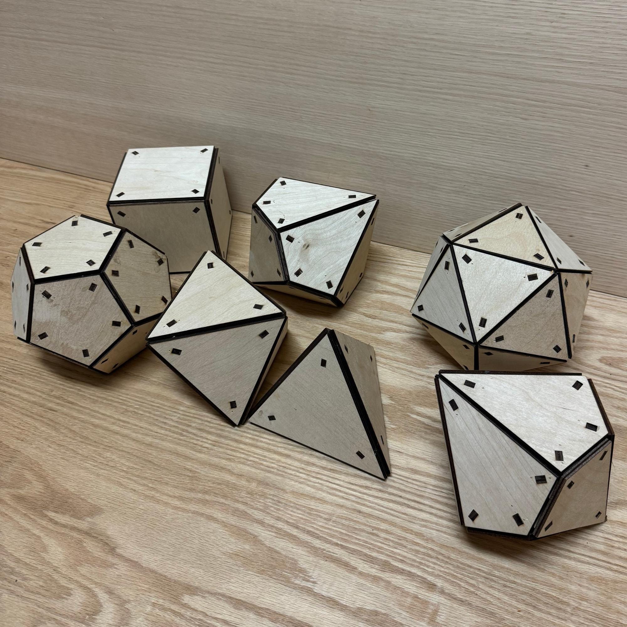 Dnd Dice Set. Dice Dxf Files. Dodecahedron Svg. Polyhedral Dice Set. 6 ...