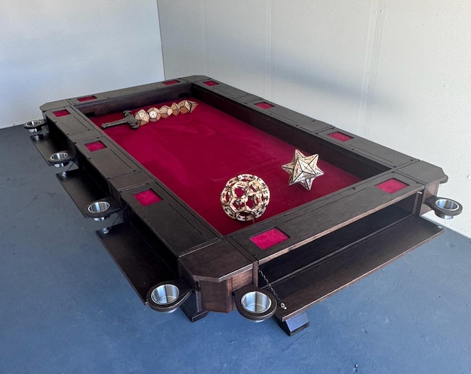Wargaming Table With 8 Fold Out Player Stations & Integrated Power ...