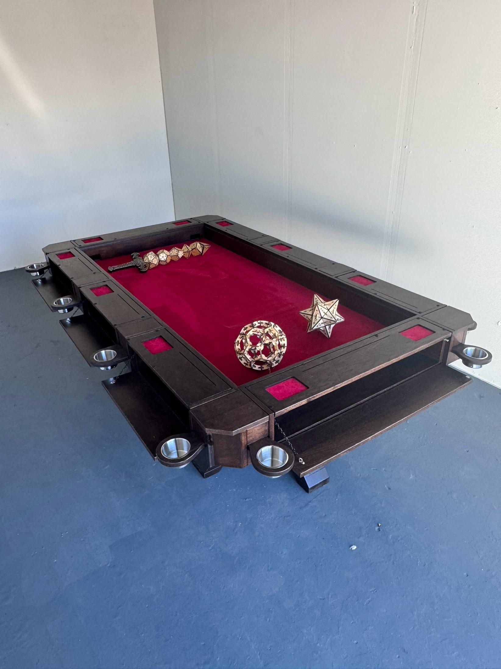 8-seat D&D Gaming Table: Multifunctional Role Playing Table - Etsy