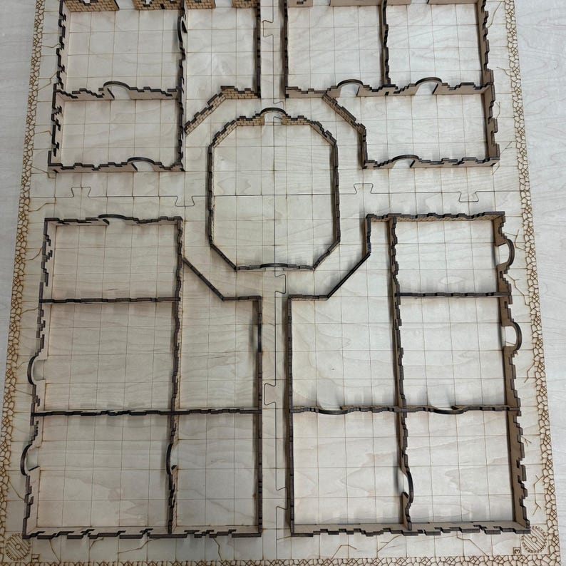 Dungeon Modular Set, Walls Modular Dungeon System. Dungeon Builders - Etsy