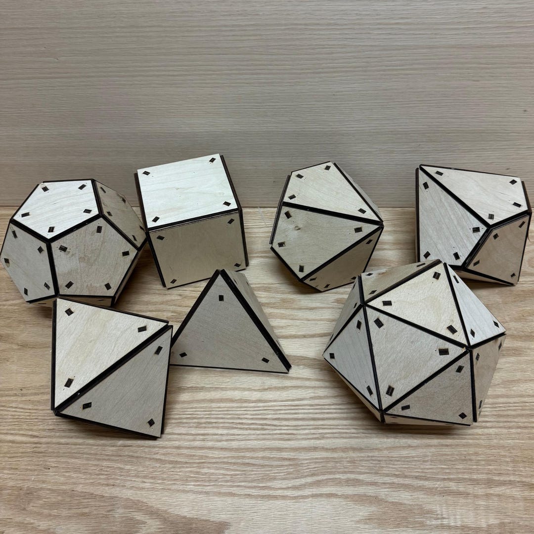 Dnd Dice Set. Dice Dxf Files. Dodecahedron Svg. Polyhedral Dice Set. 6 ...