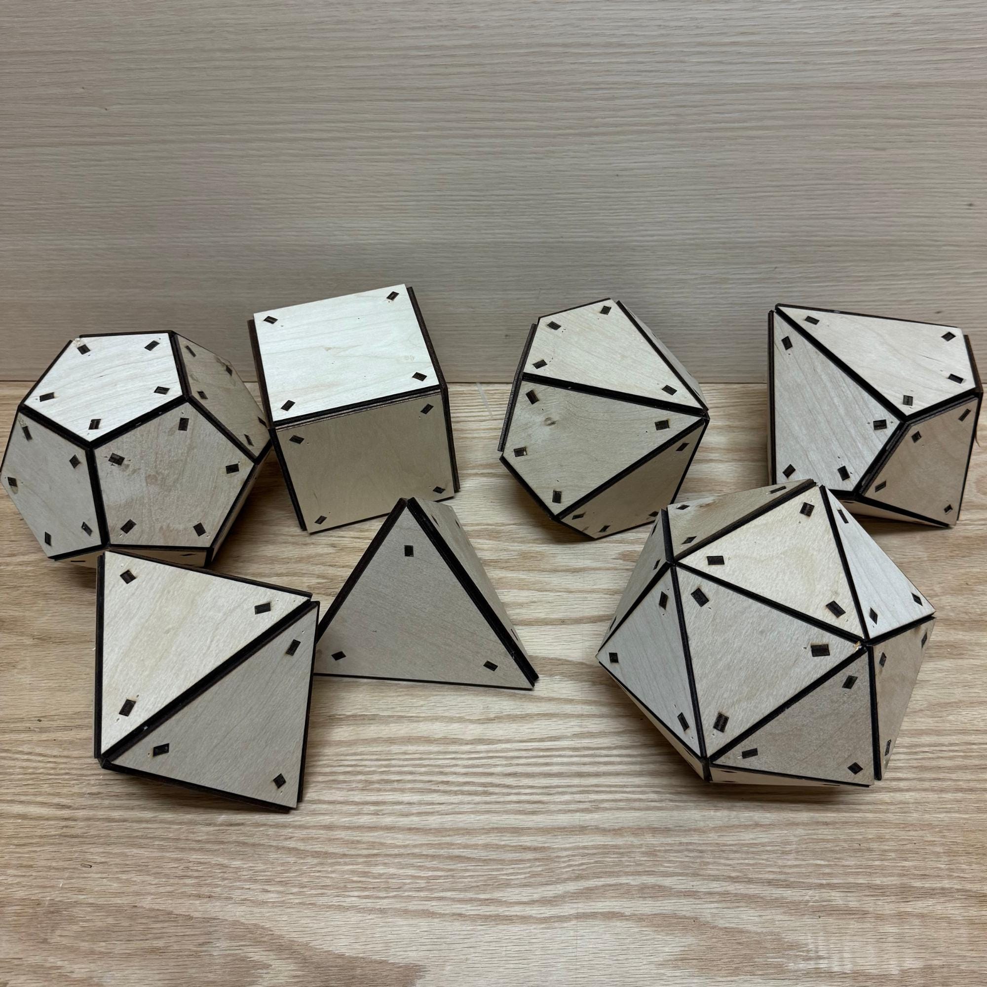 Dnd Dice Set. Dice Dxf Files. Dodecahedron Svg. Polyhedral Dice Set. 6 ...