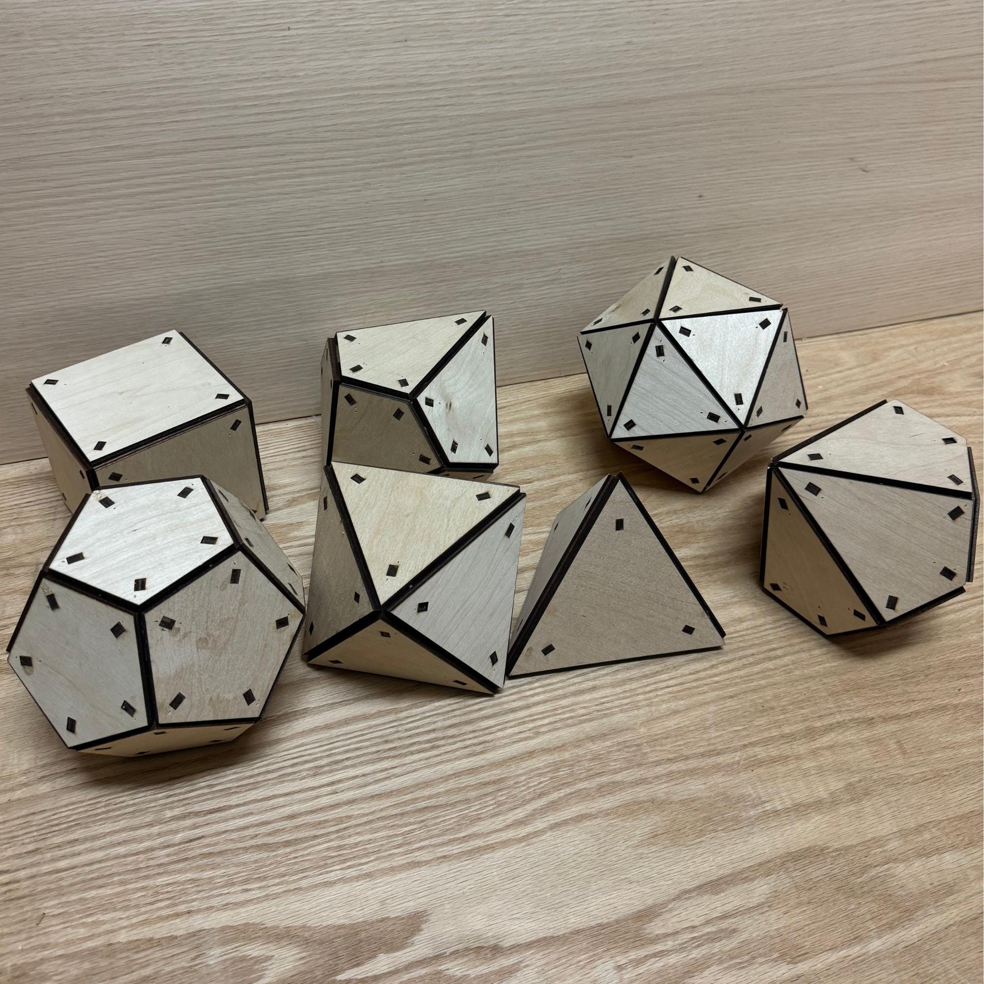 Dnd Dice Set. Dice Dxf Files. Dodecahedron Svg. Polyhedral Dice Set. 6 ...