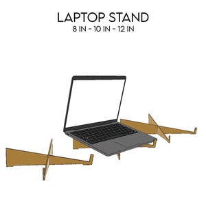 Laptop Stand Laser Cut Files Ai, SVG, DXF, PDF - Etsy