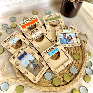 Personalized Father’s Day Picture Frame Magnet Custom Wallet Instax ...