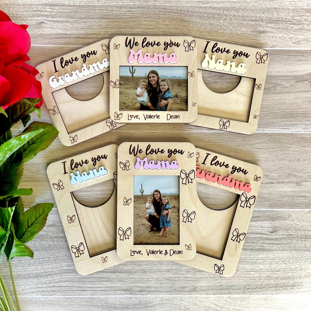 Personalized Mother’s Day Magnetic Picture Frame Custom Instax Mini ...