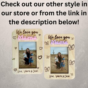 Personalized Mother’s Day Magnetic Picture Frame Custom Instax Mini ...