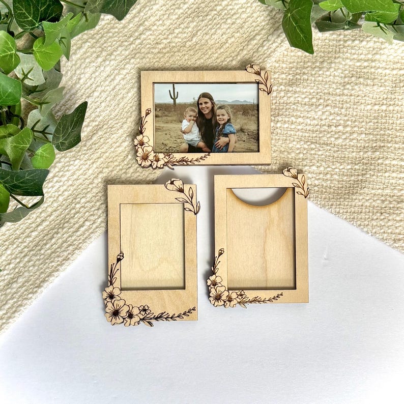 Bulk Magnetic Mini Picture Frames Floral Wedding Favors Instax Mini ...