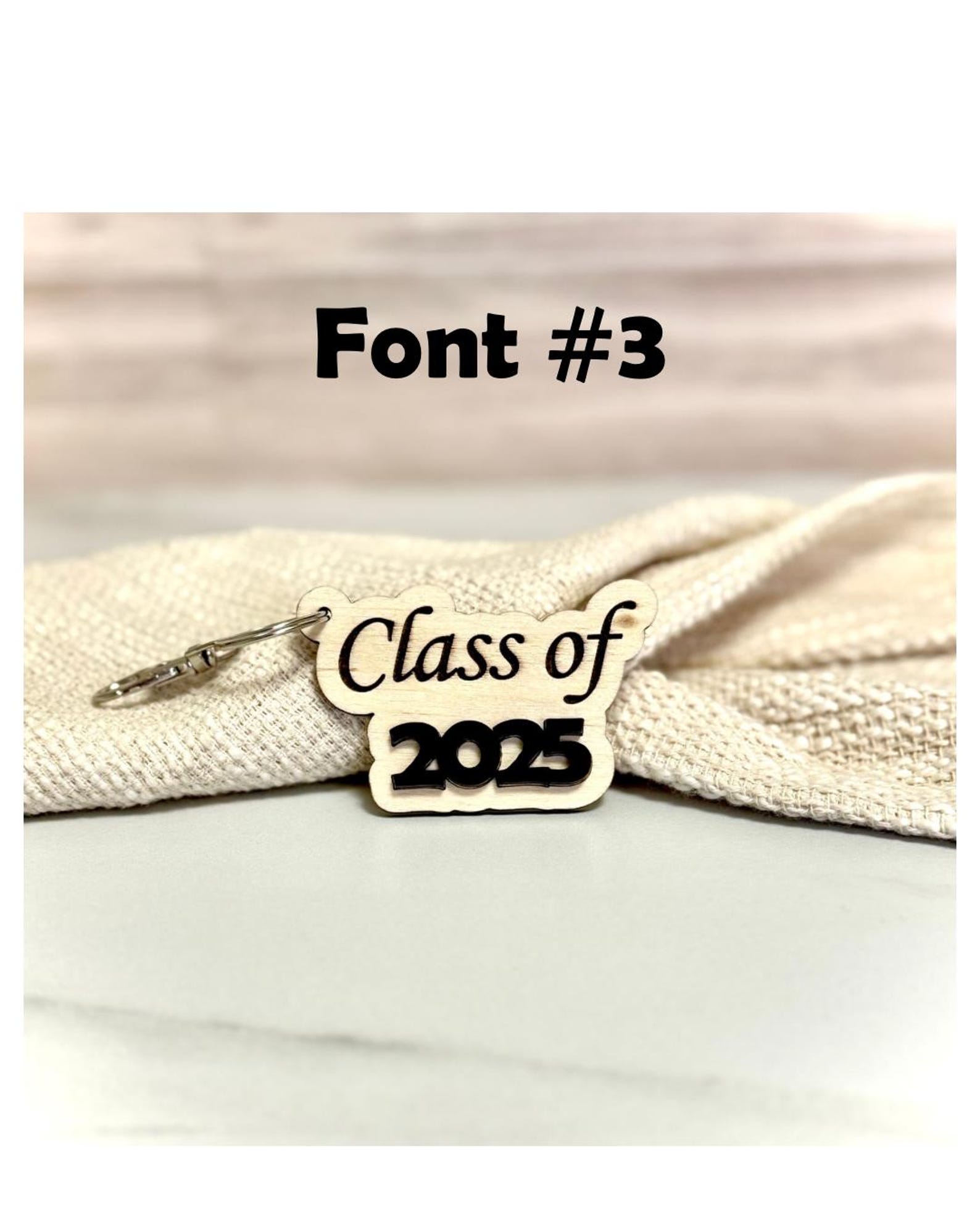 Class of 2025 Graduation Keychain Custom Senior Gift Personalized ...