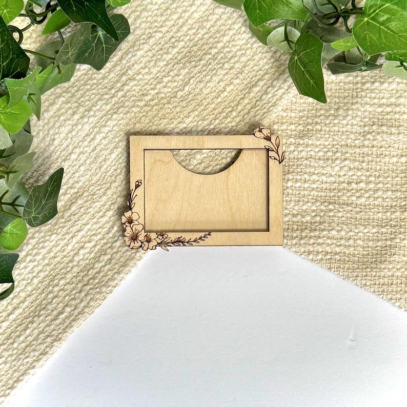 Magnetic Wooden Picture Frame for Insta Mini or Wallet or 4x6 Photos ...