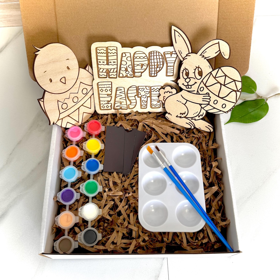 DIY Easter Painting Kit for Kids Easter Bunny Art Project for Kids ...