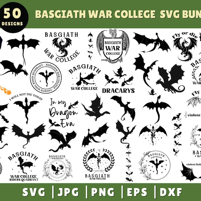 4th Wing Bundle Svg - Etsy