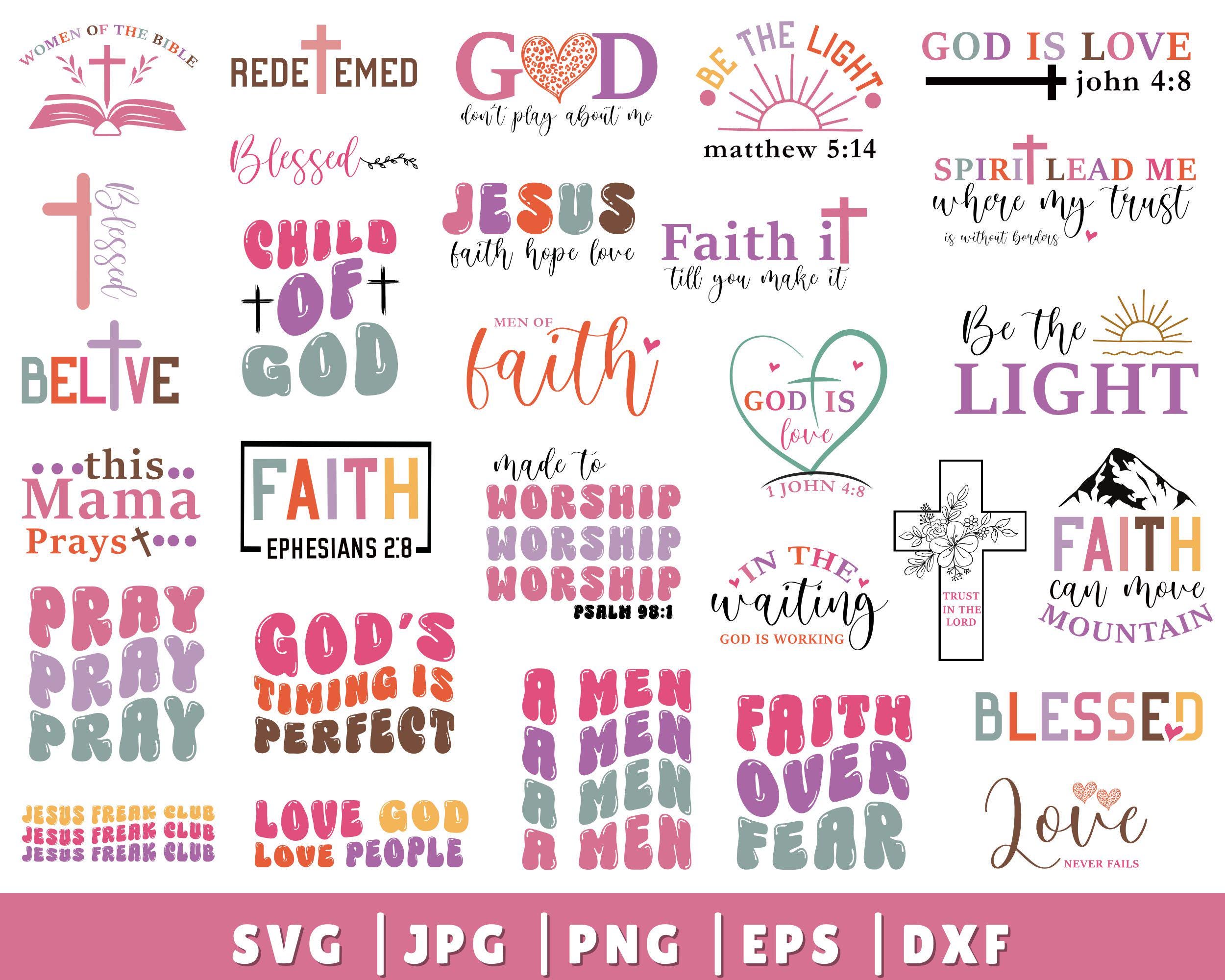 Christian SVG Bundle, Christian SVG, Religious SVG, Faith Svg, God Svg ...