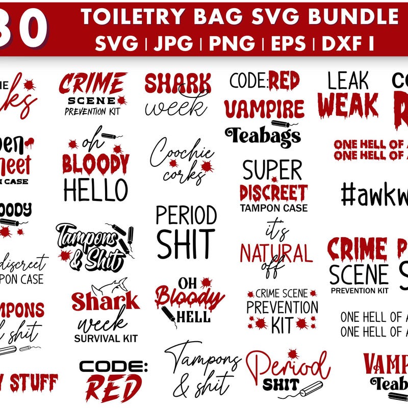 Custom Period Bags - Etsy