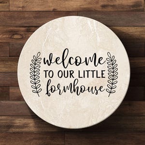Welcome Sign SVG Bundle, Round Sign SVG, Farmhouse Svg, Farmhouse ...