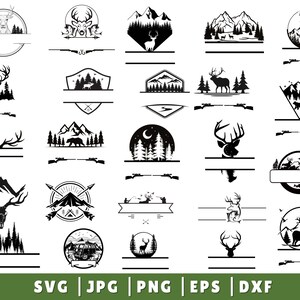 Deer Hunting Name Frame Sign SVG, Hunter Svg, Hunting SVG, Deer Svg ...