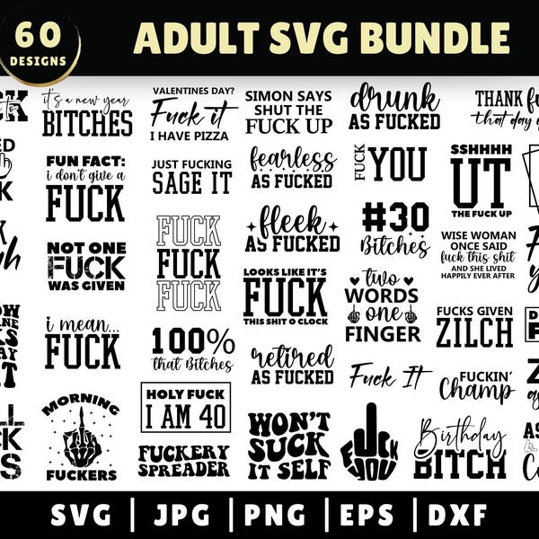Rude Svg - Etsy UK