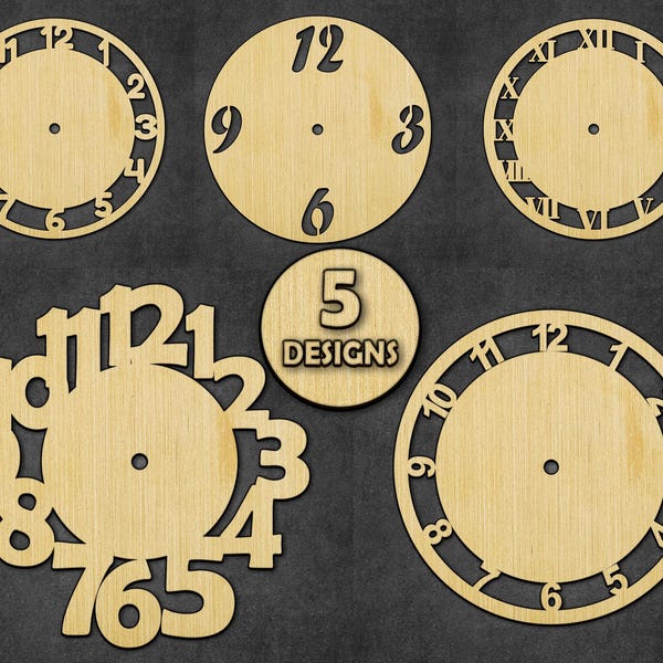 Clock Template - Etsy Canada