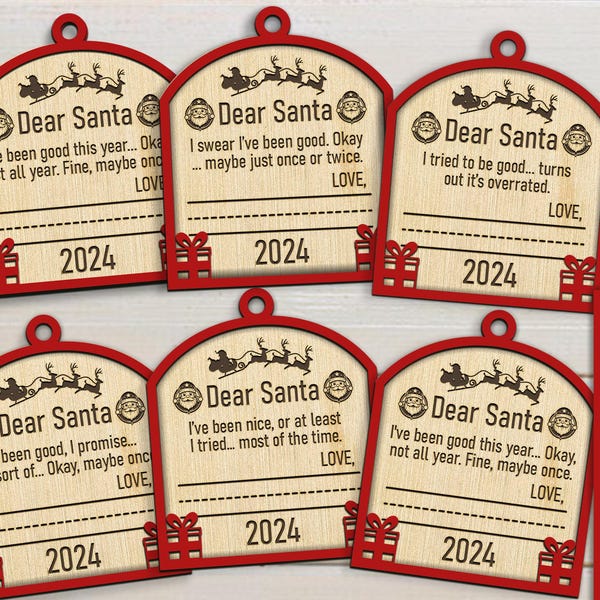 Dear Santa Ornament - Etsy