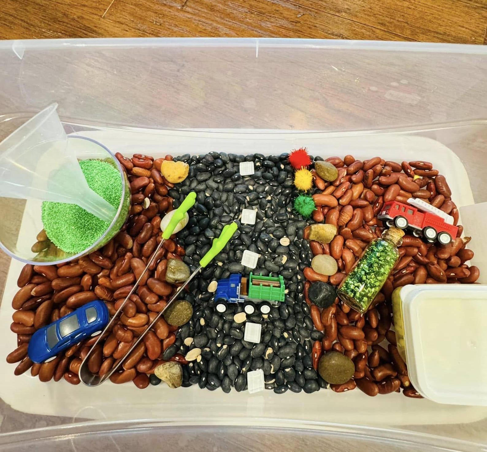 Race Car Sensory Bin Kids Toy by Lovely Bins - Etsy