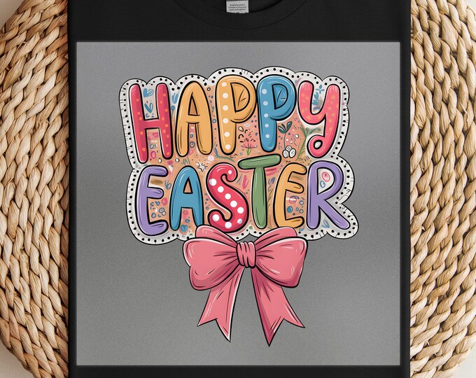 Peach Easter Egg Digital Paper, Seamless Floral Patterns (digital ...