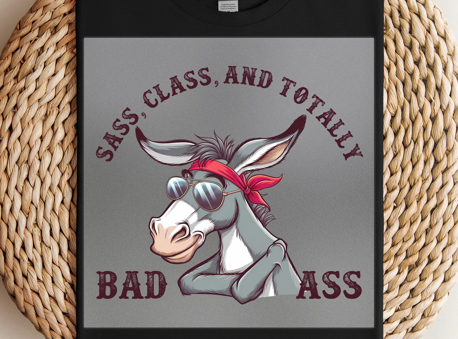 Donkey DTF Transfer, Sassy Mule Art - Etsy