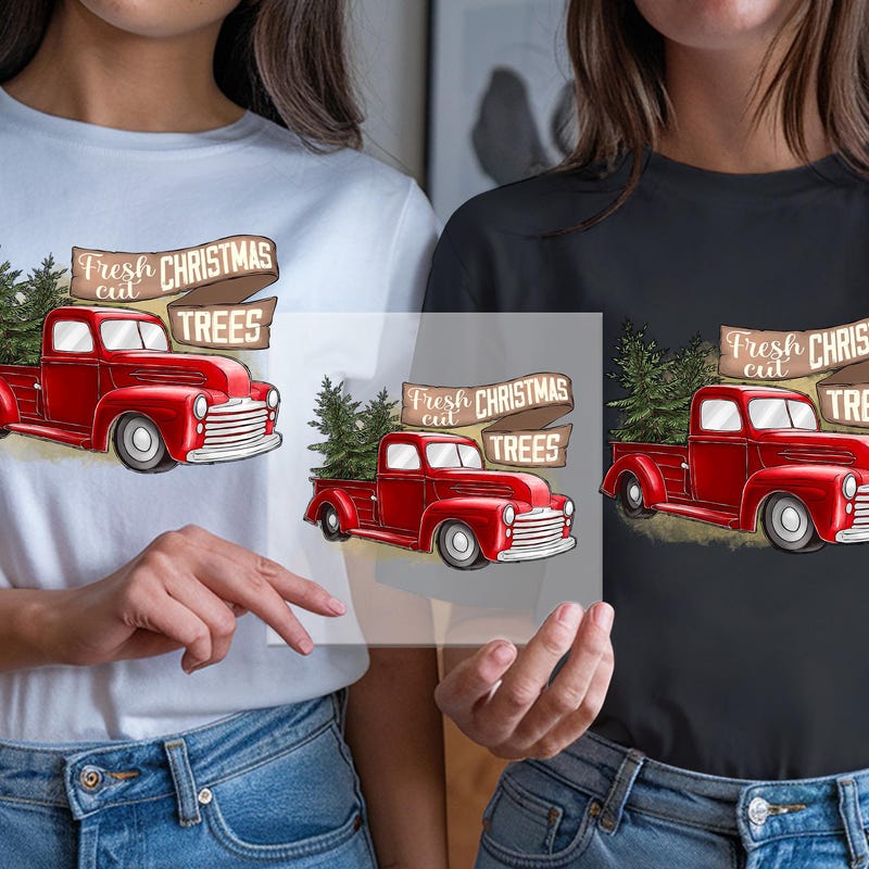 Vintage Red Truck - Etsy