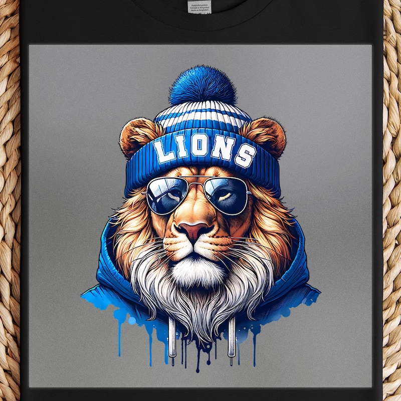 Lion Mascot Heat Transfer - Etsy