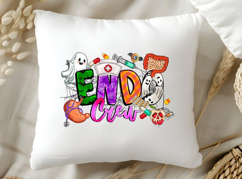 Endo Crew Halloween DTF Transfer: Gastroenterology Nurse Print - Etsy