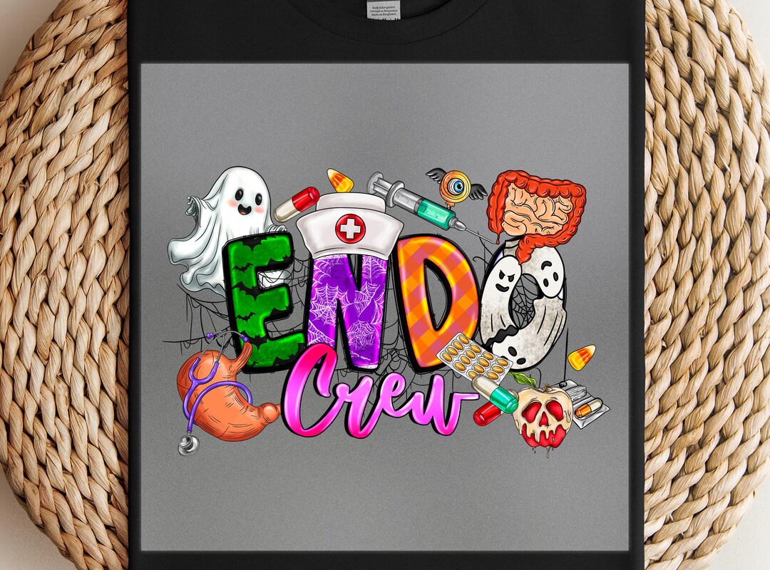 Endo Crew Halloween DTF Transfer: Gastroenterology Nurse Print - Etsy