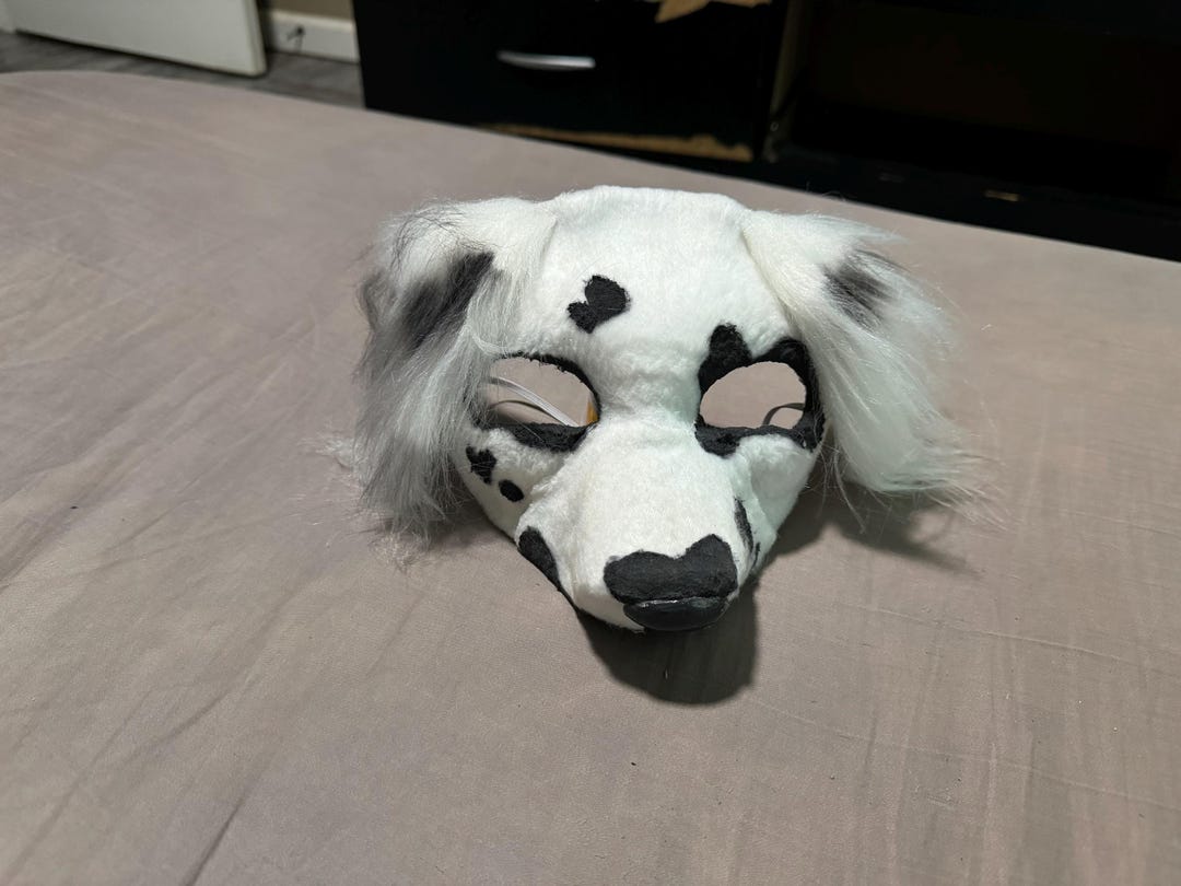 Dalmatian Mask - Etsy
