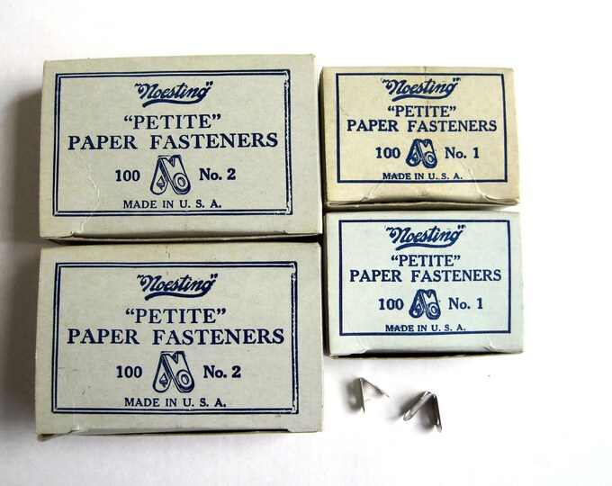 Noesting Petite Paper Fasteners. for Embellishment and Vintage Office ...