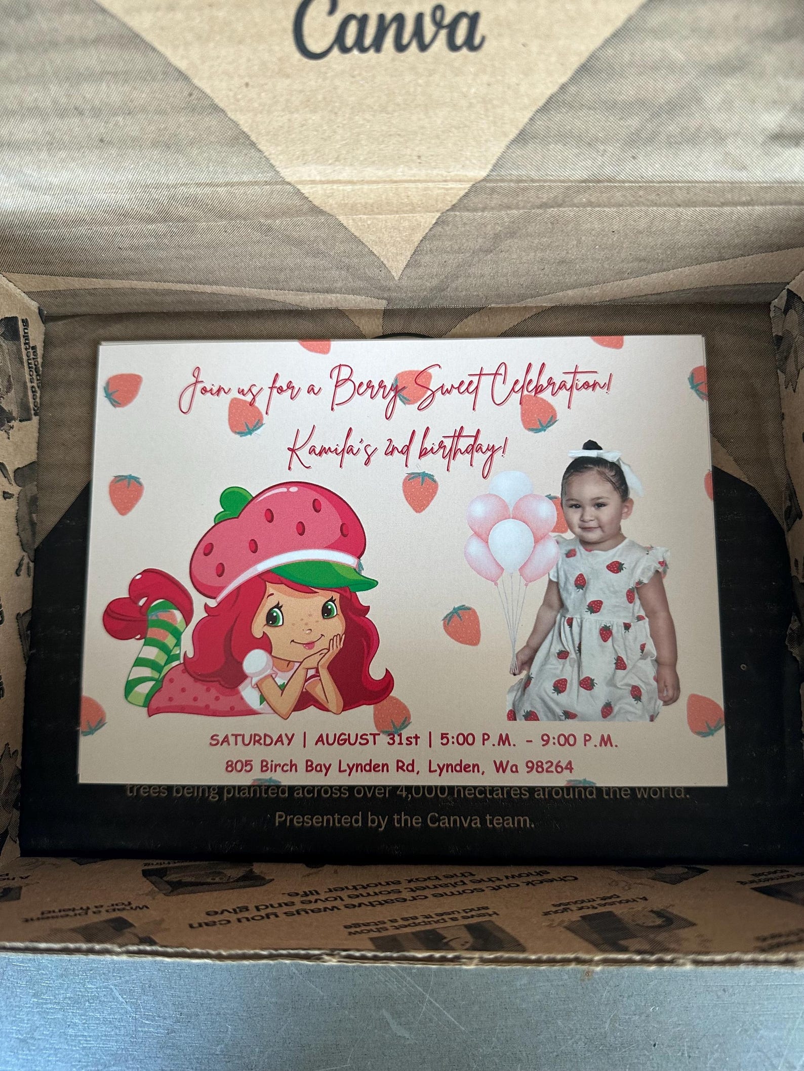 Strawberry Shortcake Invitations - Etsy