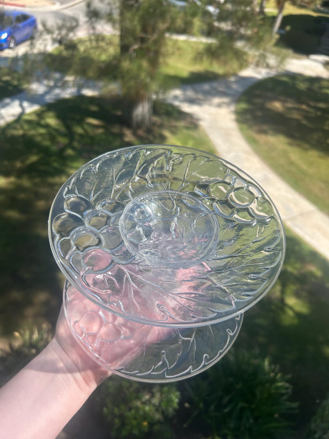2-tier Glass Tray - Etsy