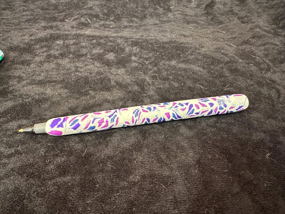 Polymer Clay Pens With Extra Ink Insert - Etsy