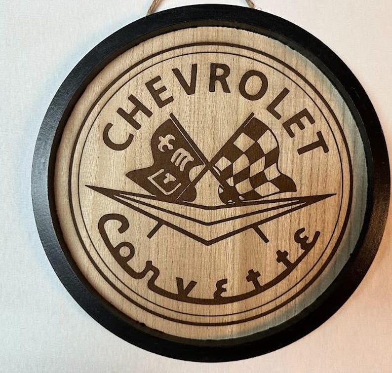 Chevy Corvette 12x12 - Etsy