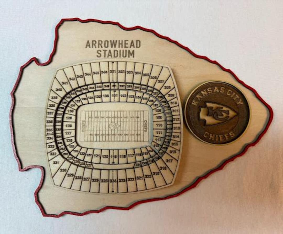 KC Chiefs - Arrowhead Stadium - Etsy