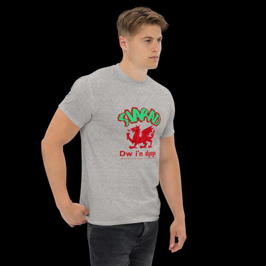 Welsh T-shirt, for Welsh Language Learners. Crys T Cymraeg, I Ddysgwyr ...
