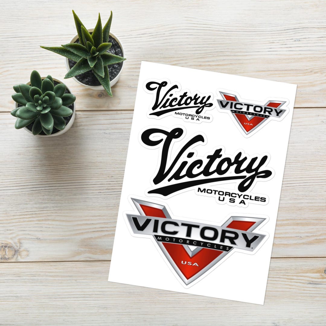 Sticker Sheet - Victory Motorcycle - Etsy