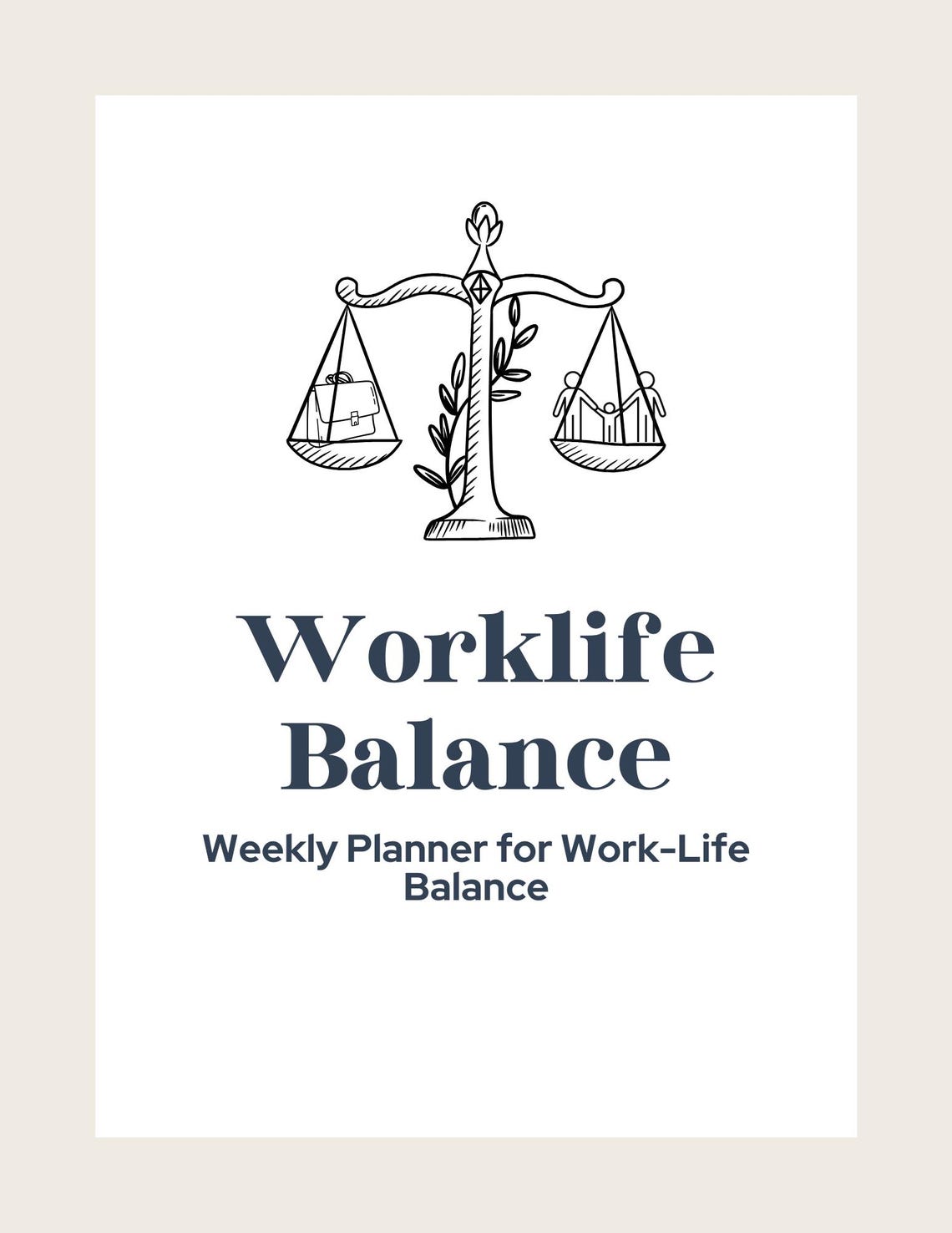 Work-life Balance Worksheet - Etsy