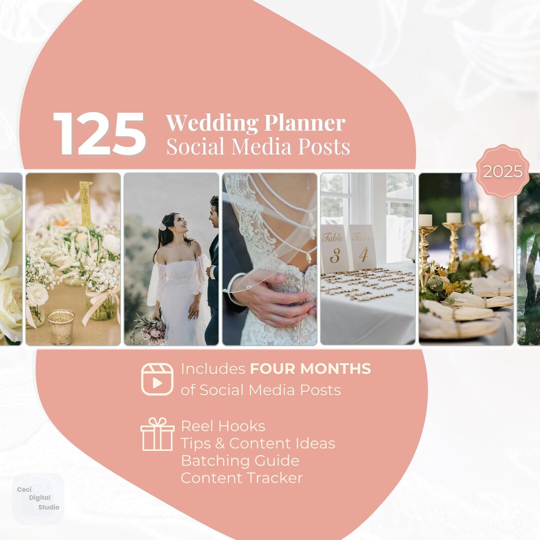 125 Wedding Planner Posts | Wedding Planner Post Templates | Wedding ...