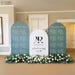 Arch Seating Chart Large Wedding Seating Chart Arched Panel With Easel ...