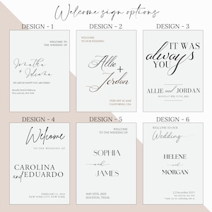 Set of 3 Gold Mirror Wedding Signs Bundle, Welcome Sign, Seating Chart ...