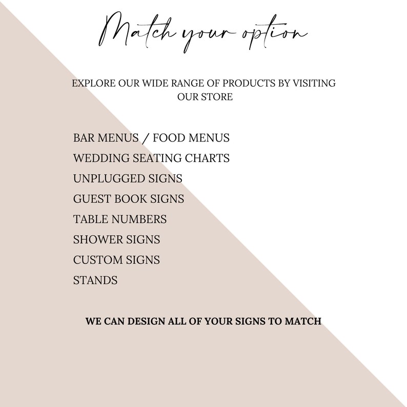 Gold Mirror Wedding Sign Set – Seating Chart, Welcome Sign - Etsy