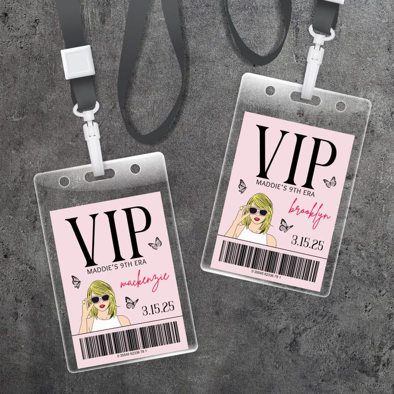 Custom Vip Concert Badge - Etsy