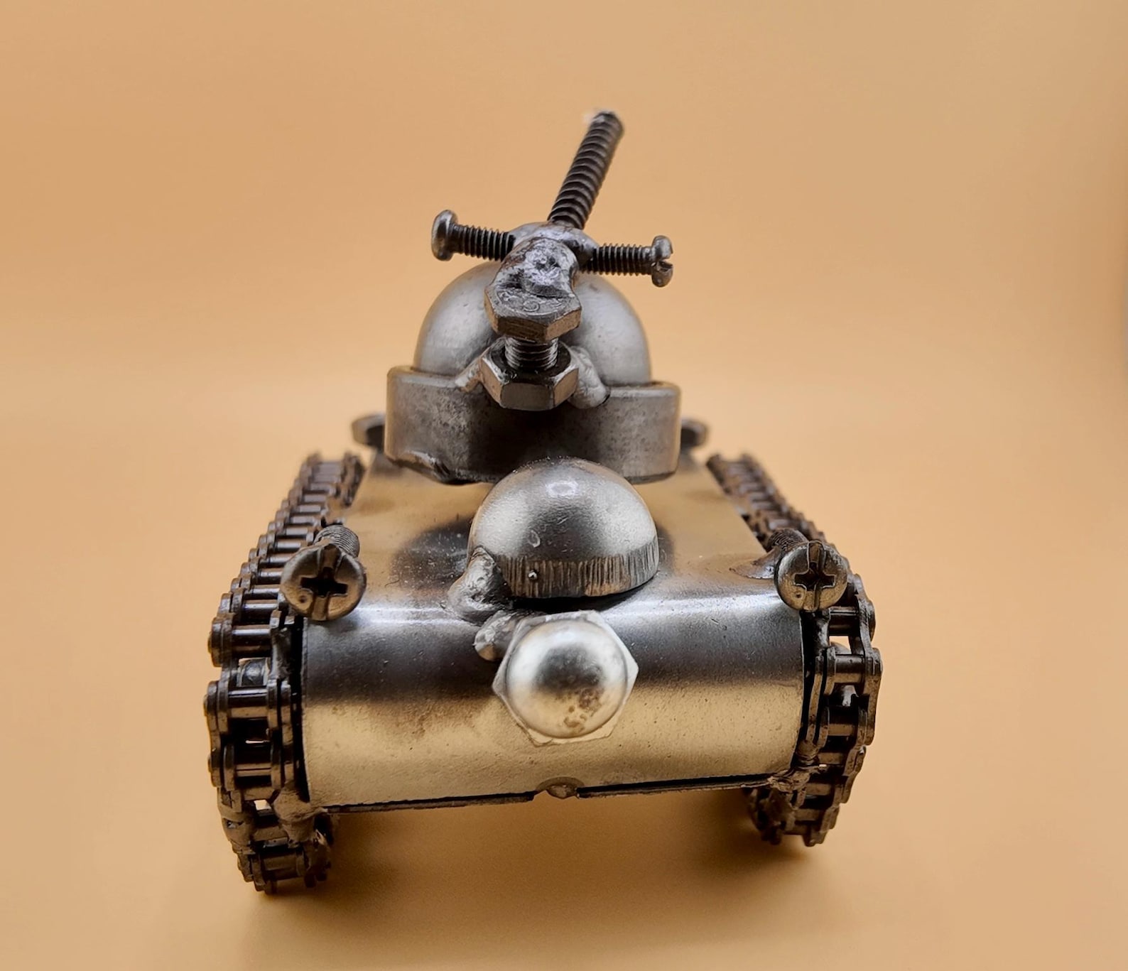 Scrap Metal Tank Sculpture – Welded Art Model, Tank Lover Gift - Etsy
