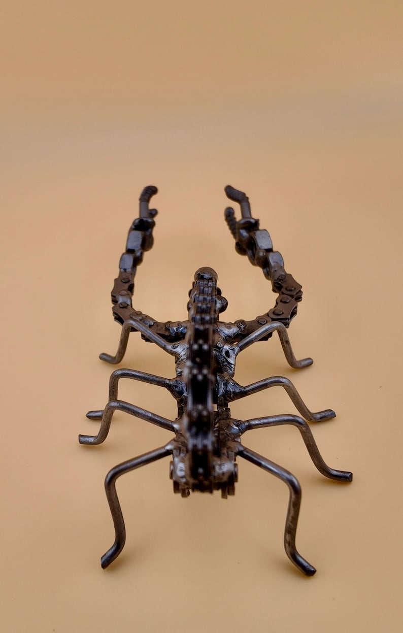Handmade Scrap Metal Scorpion Sculpture – Rustic Welding Art Decor - Etsy