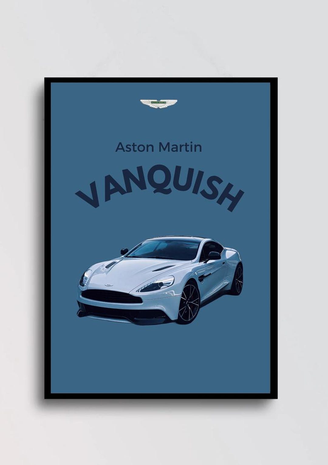 Supercar Poster/car Poster/wall Poster/wall Art/aston Martin Vanquish ...